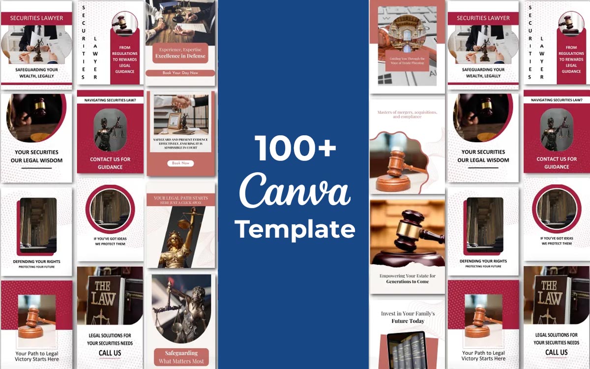 100+ Customizable Canva Templates for Lawyers | Marketing Lawyers